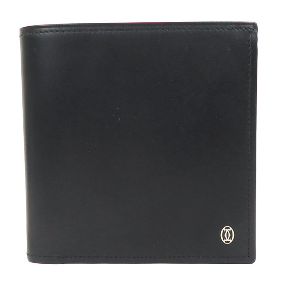 Cartier | Bags | Cartier Folio Wallet Leather Black Unisex | Poshmark